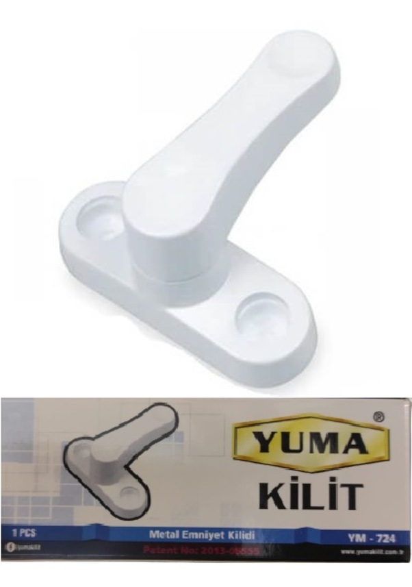 Yuma Emniyet Kilidi Pvc Ahşap Alüminyum Kapı Pencere Kilit Çekmeli Düz ...