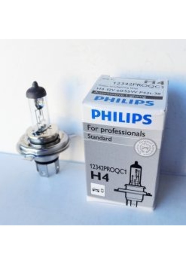 Philips P43T 12342PROQC1 H4 Ampul 12V 60 55W Far Ampülü 2 Adet ...