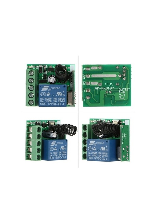 Ankatek Verici Uzaktan Kumanda Seti Röle Rf1527 Otomasyon Modülü Kablosuz Jzr-gy Geeroyoo Ev Dc ...