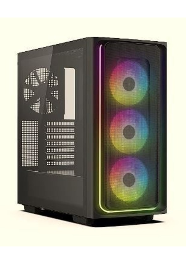 DeepCool CG540 MESH 750 W 80+ Tempered Glass ARGB USB 3.0 ATX Mid Tower ...