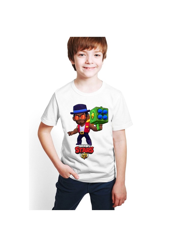 Brawl Stars Old School Brock Dijital Baskılı T-Shirt D07 Fiyatları ve Özellikleri