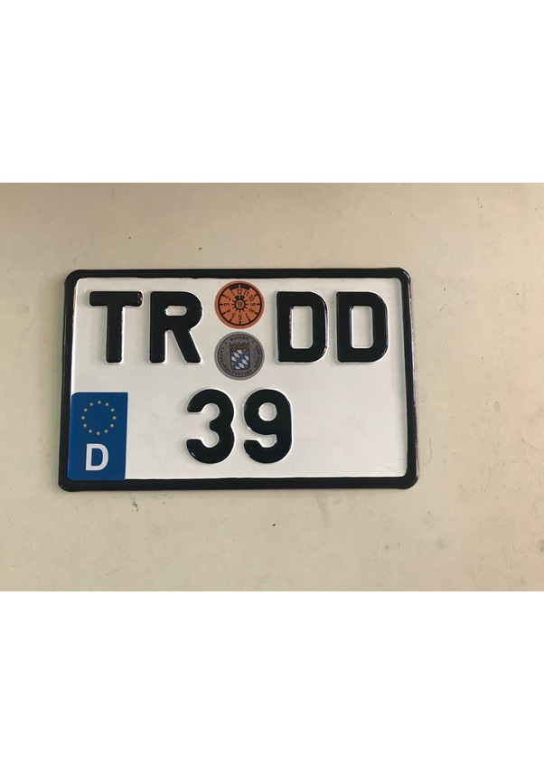 Alman Plaka, Dekor Plaka, Sarı Plaka, Süs Plakası, Yabancı Plaka Uzun ...