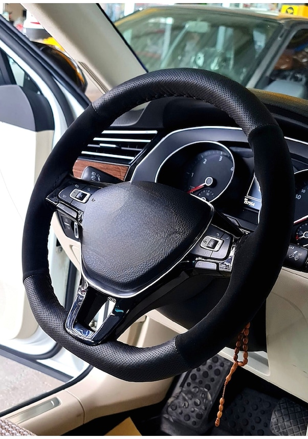 Opel Astra K kasa Uyumlu Dikmeli Direksiyon Kılıfı Noktalı-Alkantara ...