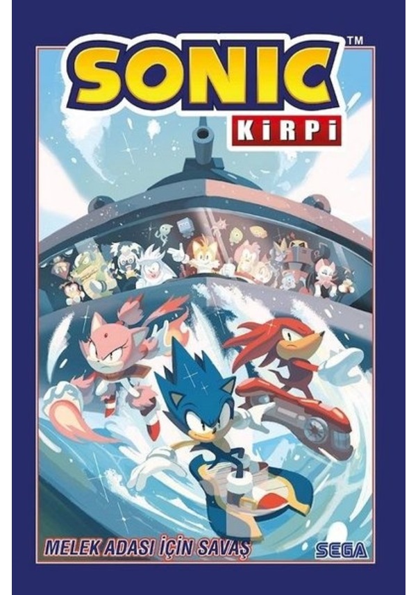 Sonic Kirpi Cilt 3 - Melek Adası İçin Savaş - Ian Flynn - Presstij ...