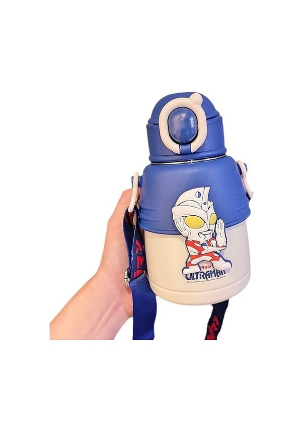 Ultraman Termos Bardak Erkek Çocuk Havalı Yüksek Görünümlü Hasır Bardak ...