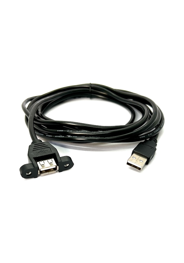 3 Metre Panel Tipi Dişi Erkek Usb Vidalı Usb Extension Usb Panel ...