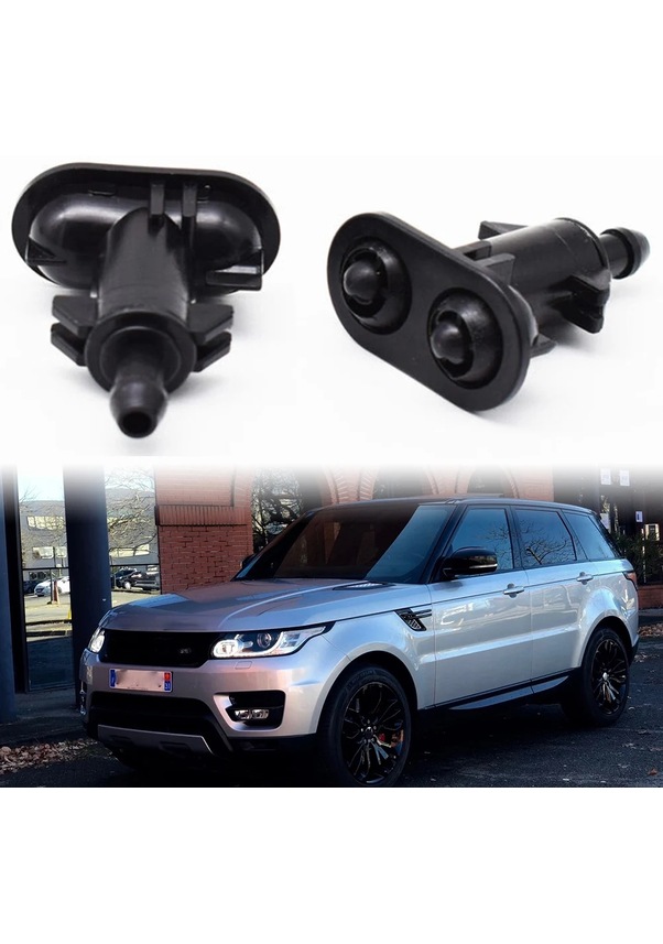 2 Adet Far Yıkama Memesi Spor L320 2010-2013 Abs Plastik Siyah Lr015359 ...