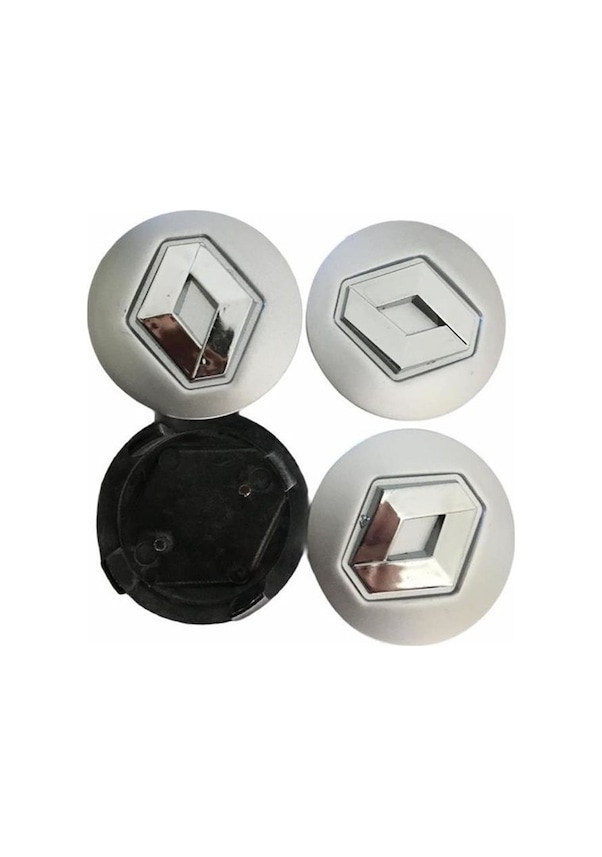 Renault Clio 4 Megane 3 Laguna Jant Kapağı Göbek Arması 4 Adet Takım ...