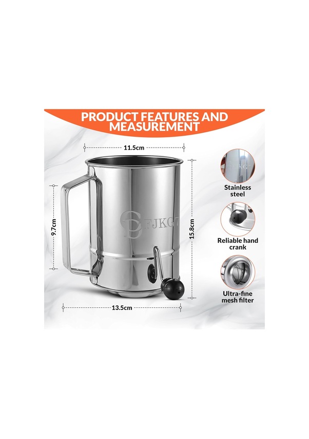 Pişirme İçin Un Elçisi, İnce Örgü El Krankı 4 Telli Ajitatör Döngüsü ...