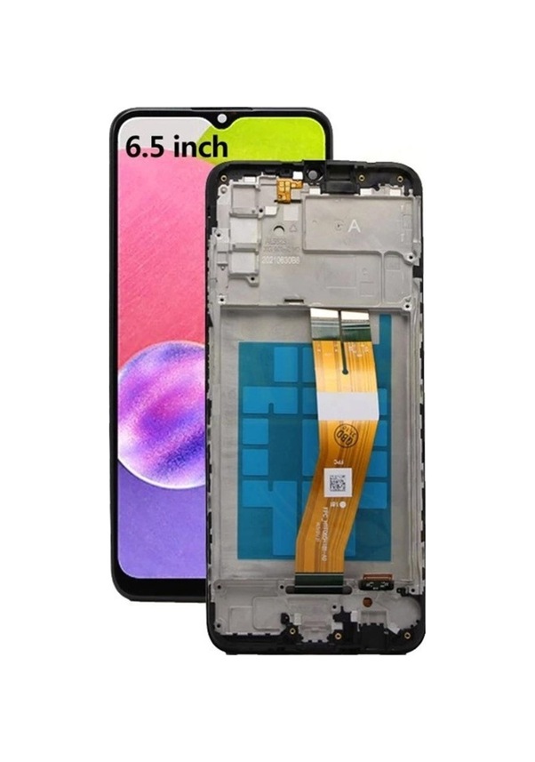 Samsung Galaxy A03S A037 Lcd Ekran Dokunmatik Siyah Servis Çıtalı Siyah ...