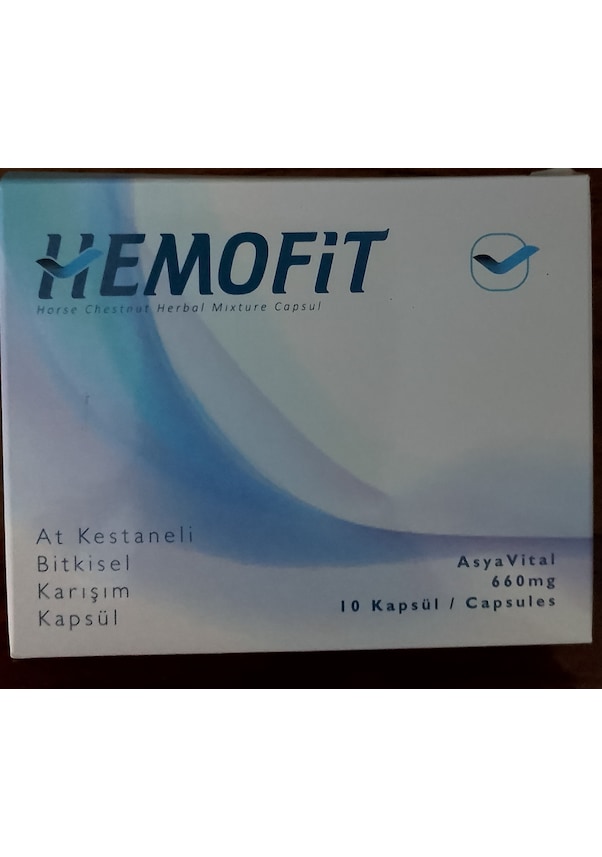 Hemofit At Kestaneli Bitkisel Karışım 660 Mg 10 Kapsül Fiyatları ve ...