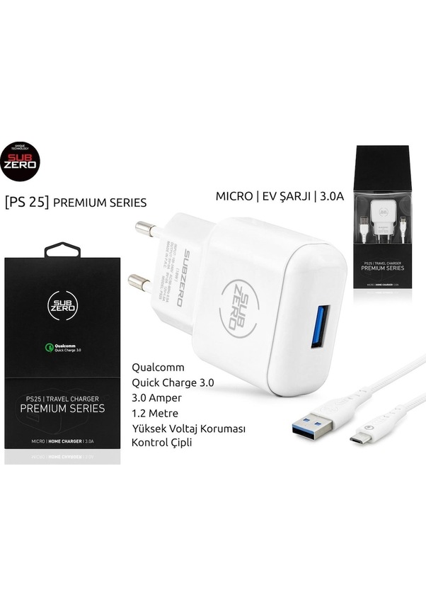 3A (Micro) Premium Seri Hızlı Akım Dengeleme Subzero Ps25 (525074774 ...