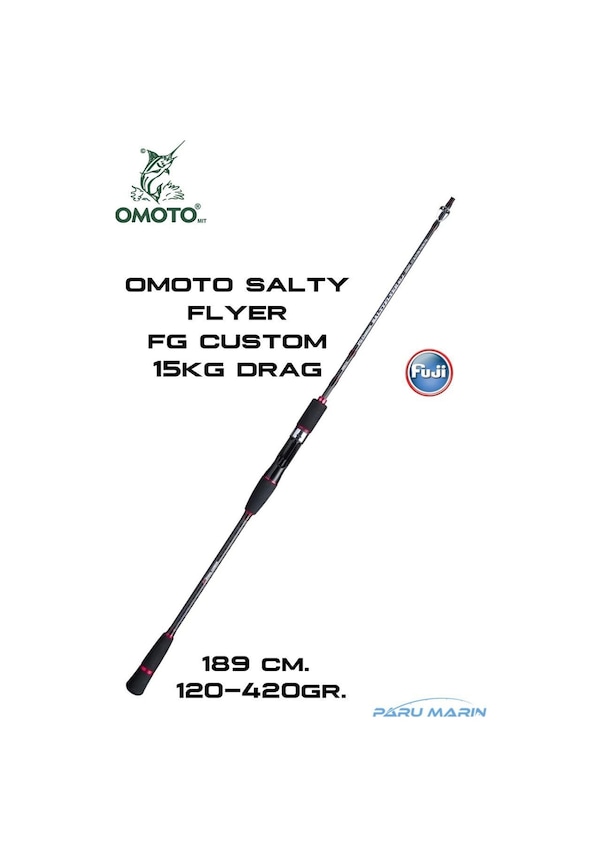 OMOTO Salty Flyer FG CUSTOM 120-420GR Tetiksiz Slow Jig Kamışı ...