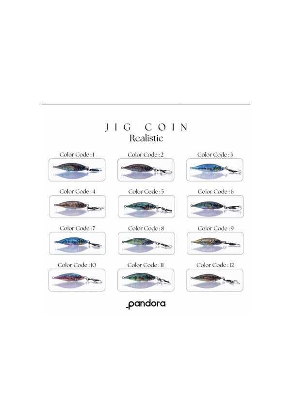 Pandora Realistic 21 Gr Jig Coin - 1 2 Fiyatları ve Özellikleri