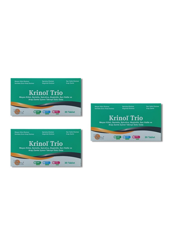 Krinol Trio - 30 Tablet - 3 Kutu Fiyatları ve Özellikleri
