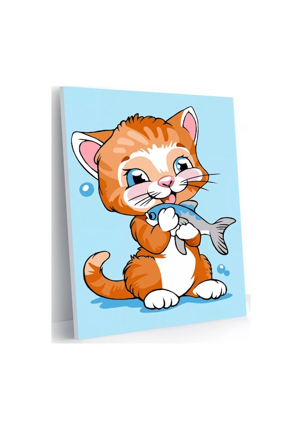 Hobby Paint Mini Benim Balığım 15x21 Karton Üzerinde Numaralı Boya ...