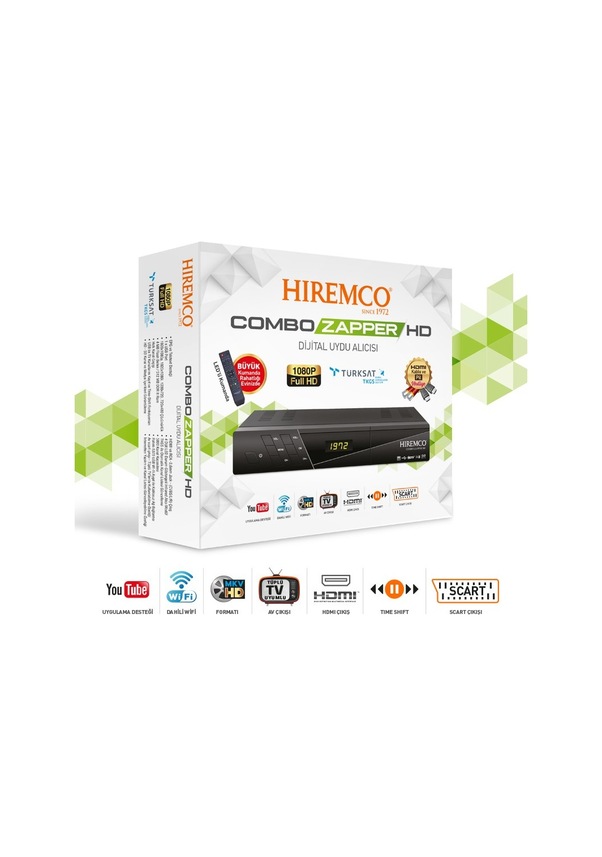 Hiremco Combo Zapper Plus Hd Uydu Alıcısı Fiyatları ve Özellikleri