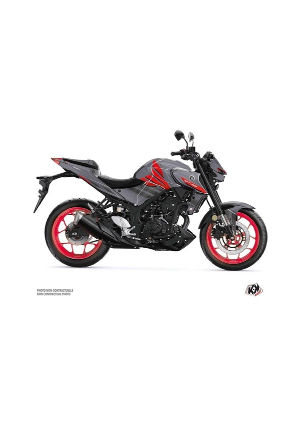 Yamaha Mt 25 2020-2023 Dark Red Special Yamaha Full Sticker Set Body ...