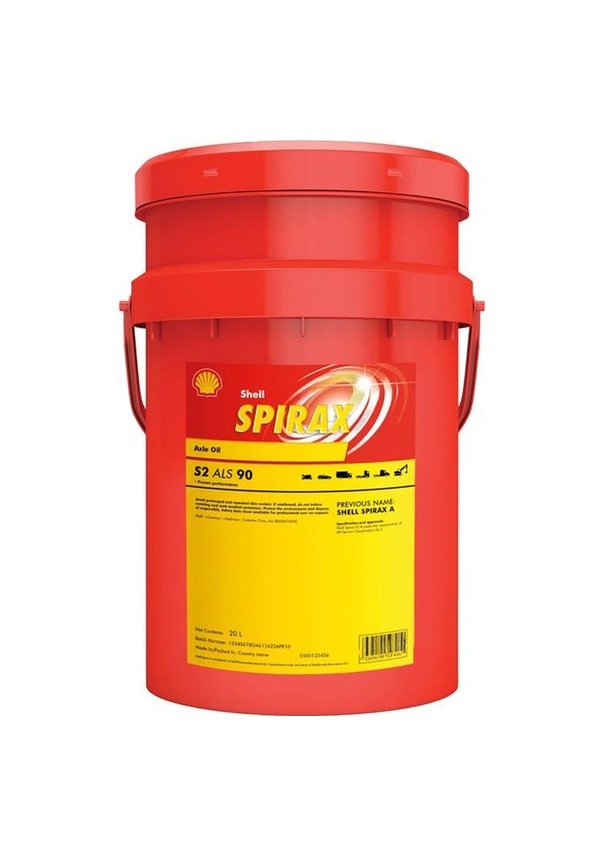Shell Spirax S2 Als 90 (GL5) Yüksek Performanslı Diferansiyel Yağ 20 L ...