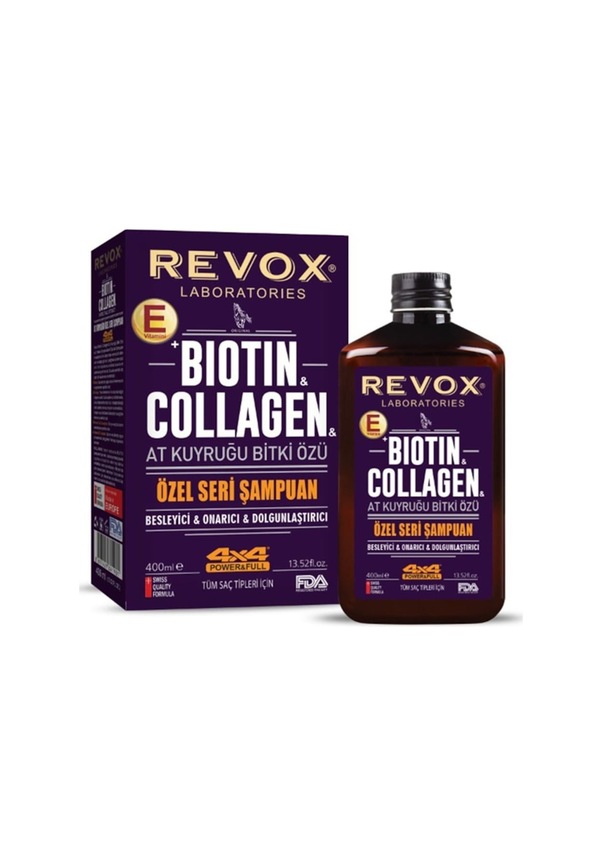 Revox Biotin & Collagen At Kuyruğu Bitki Özlü Şampuan 400 ML Fiyatları ...