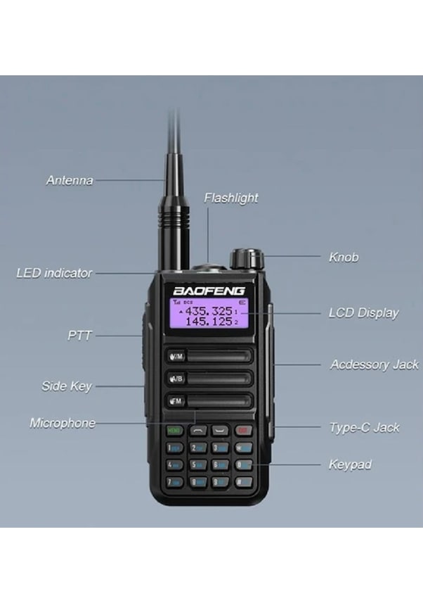 Baofeng Bf UV 16 Pro V2 Versiyon Siyah Fiyatları ve Özellikleri