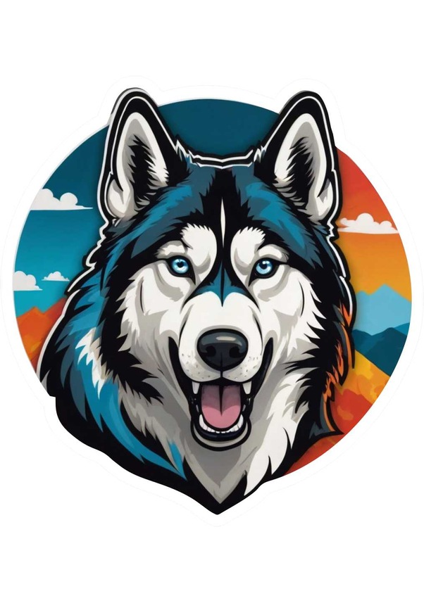 9x9 Cm Sibirya Kurdu Sticker Araba Motor Laptop Kask Sticker Fiyatları ...