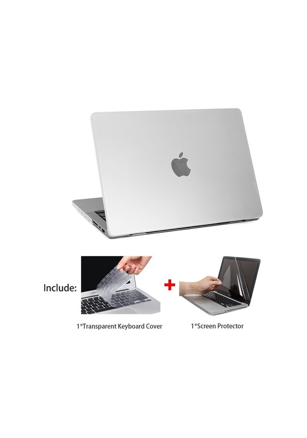 Gubisi Macbook Uyumlu Şeffaf Beyaz-pro 14 A2779 A2442-laptop Çantası M2 ...
