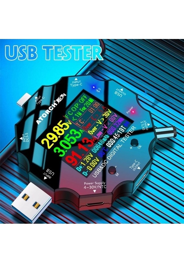 Ud18 Usb 3.0 18in1 Usb Test Cihazı Dc Cxinshop Voltmetre Ampermetre ...