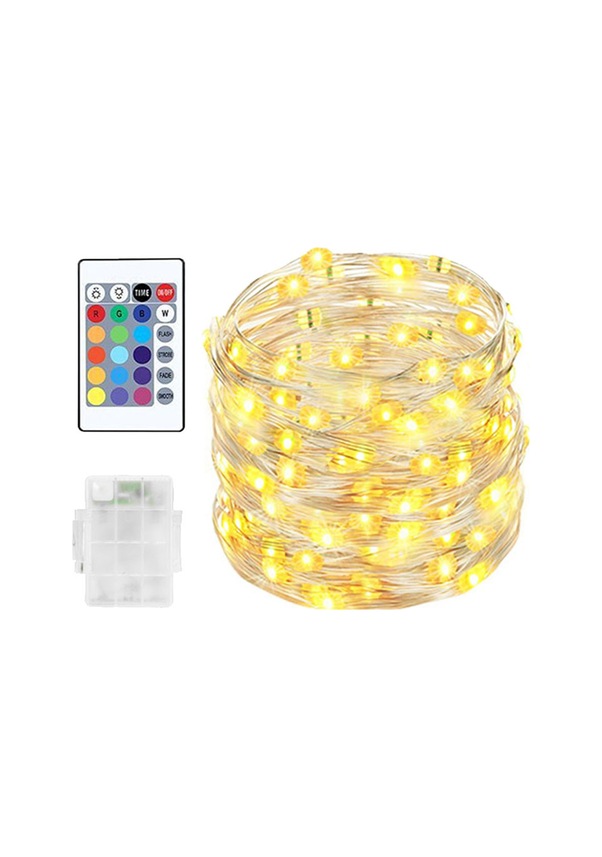 Springsun 16 Renkli Uzaktan Kumandalı Ip65 Suya Dayanıklı 10 Metre 100 ...