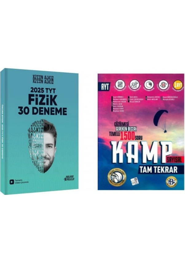 2025 Tyt Fizik 30 Deneme Özcan Aykın+ Bilgi Sarmal Ayt Sayısal Tam Tekrar Kamp Fiyatları ve ...