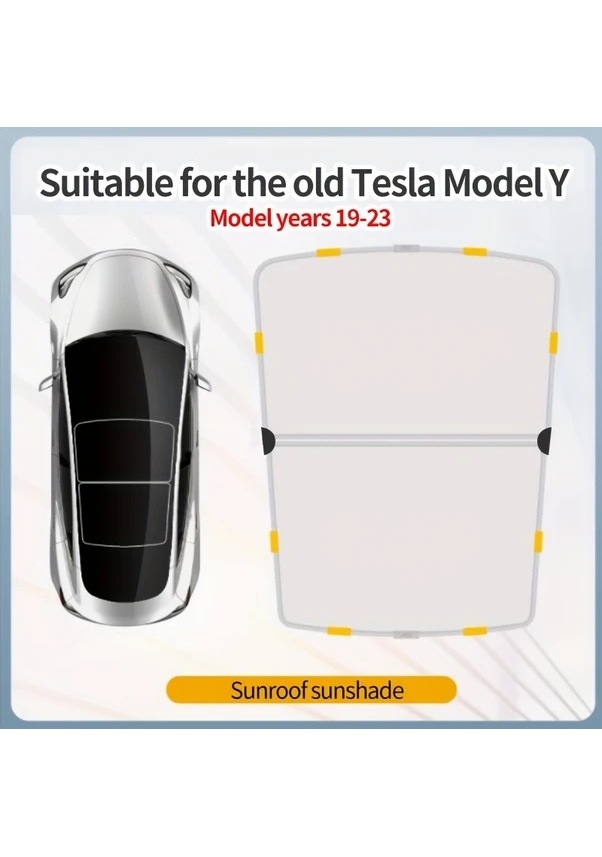 Tongdashop Eski Model Tesla Y İçin Tavan Güneşlik Güneş Işığı Ve ...