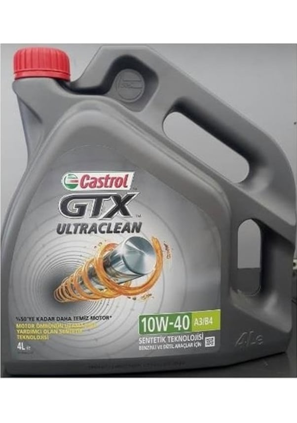 Castrol Gtx Ultra Clean 10W-40 A3/B4 Motor Yağı 4 L Fiyatları ve ...