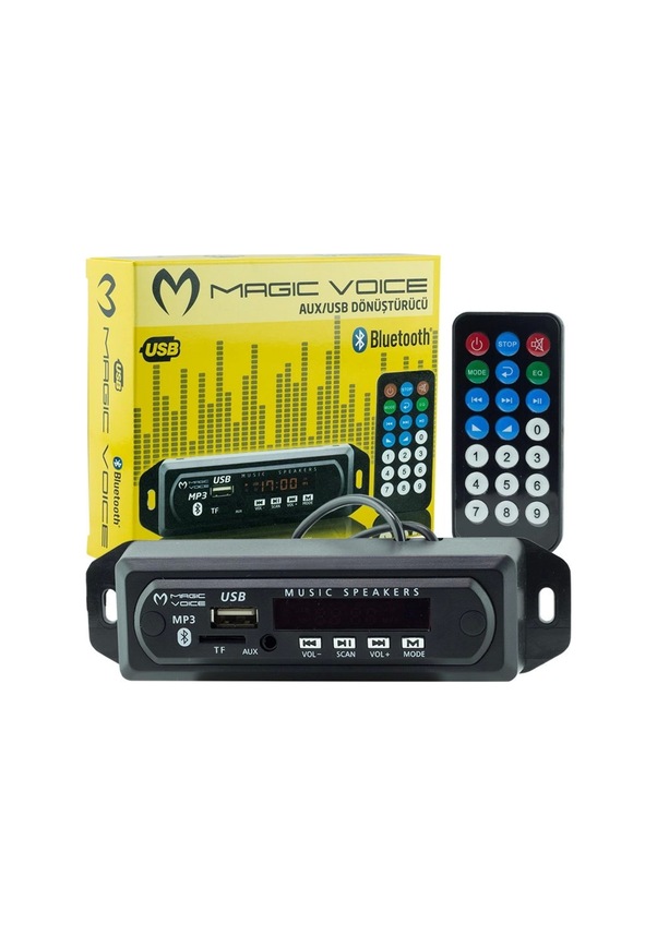 Magıcvoıce Usb-400 V20 Bluetooth/aux Usb/sd/mmc-mic-kumandalı Oto Teyp ...