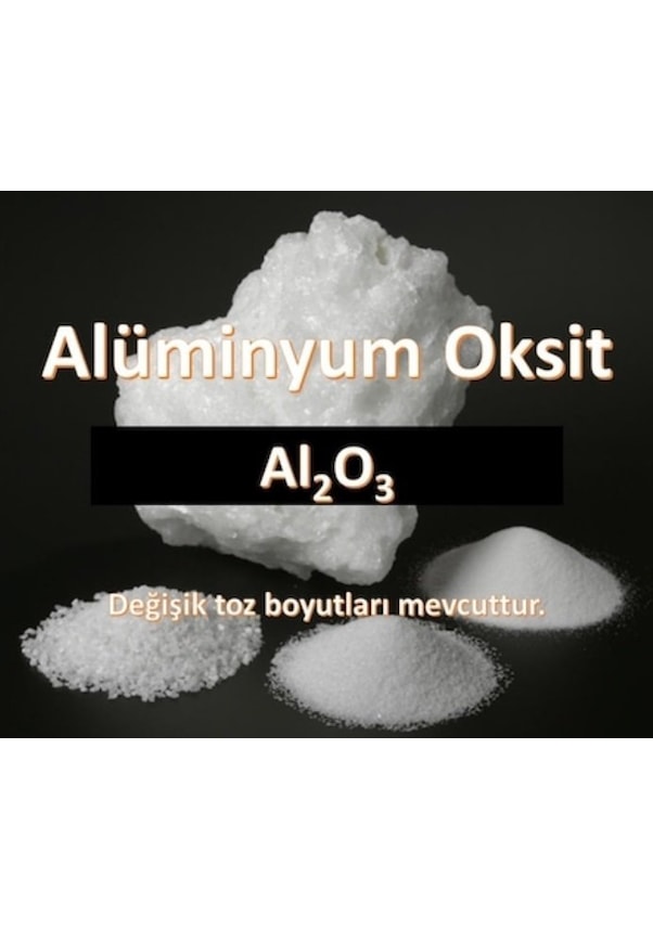 Alüminyum Oksit F60 - Al2O3 - 212-300mikron - 5 KG Fiyatları ve Özellikleri