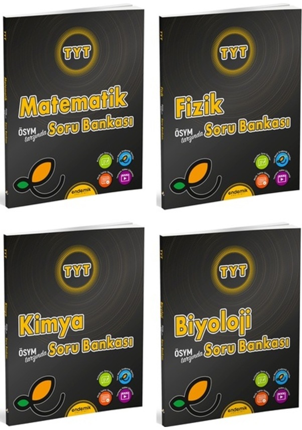 Endemik 2025 Tyt Matematik + Fizik + Kimya + Biyoloji Soru Kitabı Seti 4 Kitap Fiyatları ve ...