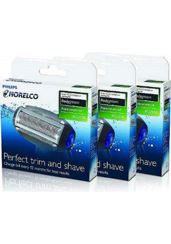Philips Norelco Bodygroom BG2000/40 Yedek Folyo Başlık 3'lü Paket ...