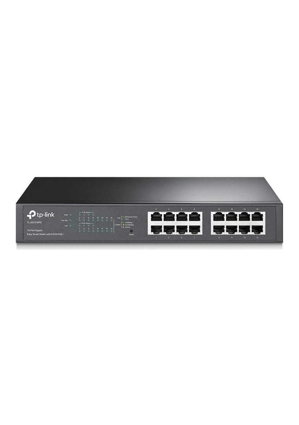 Tp Link Tl Sg1016pe 16 Port Gigabit Easy Smart 8 Port Poe Destekli