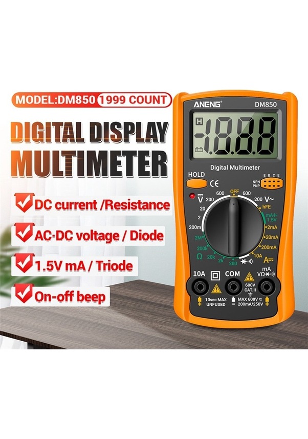 Dası Aneng Dm850 Dijital Multimetre Eletrical Dijital 1999 Sayımları ...