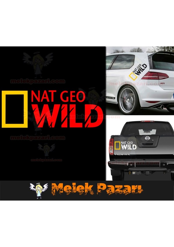 2 Adet Nat Geo Wıld Oto Sticker, Araba Stickerı 15 X 5.5 Cm Fiyatları ...