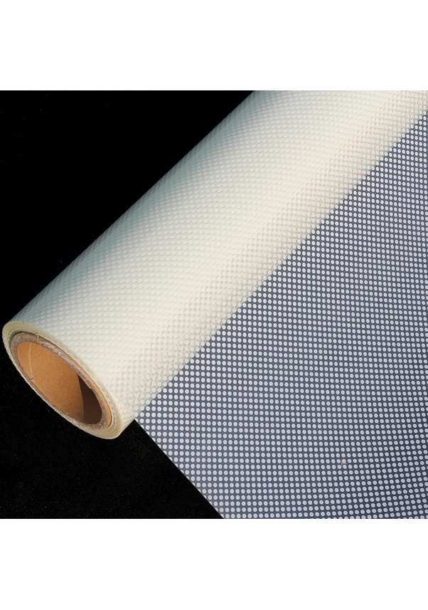 Technojet 45x100cm Statik Cam Filmi Kaplama Beyaz Nokta Desenli Sticker ...
