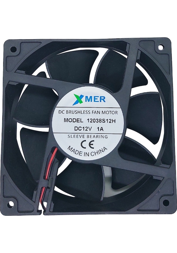120X120X38mm 12V 1.0A 2P XMER FAN Fiyatları ve Özellikleri