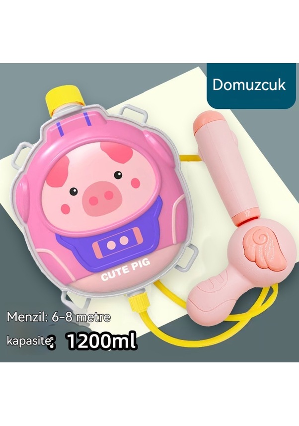 Çocuk Sırt Çantası Su Tabancası Oyuncak Plaj Oyun Su Tabancası-1200ml ...