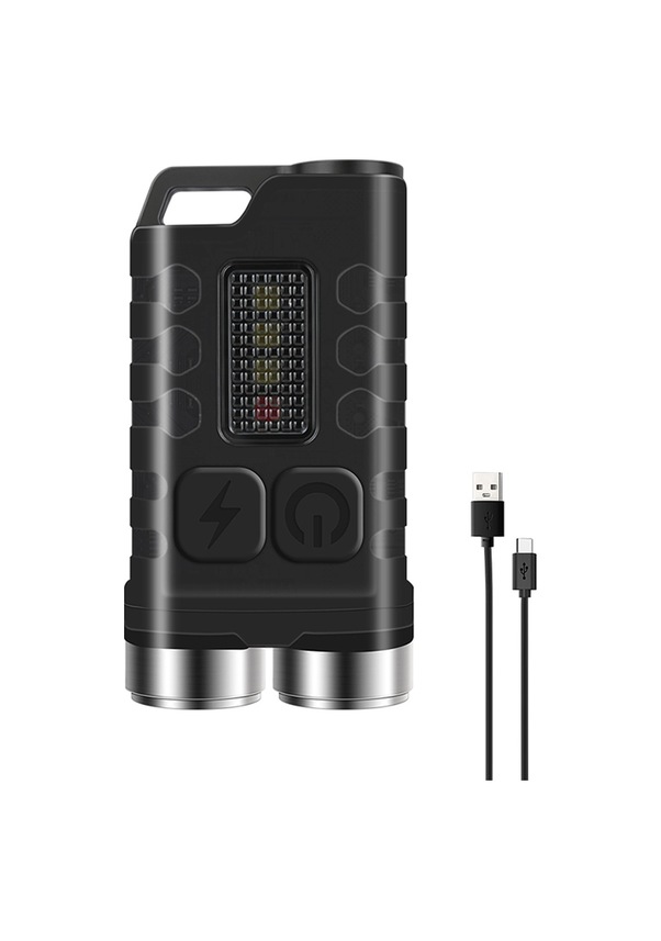 Geeksen Mini El Feneri Led Anahtarlık El Feneri Şarj Edilebilir Cep ...