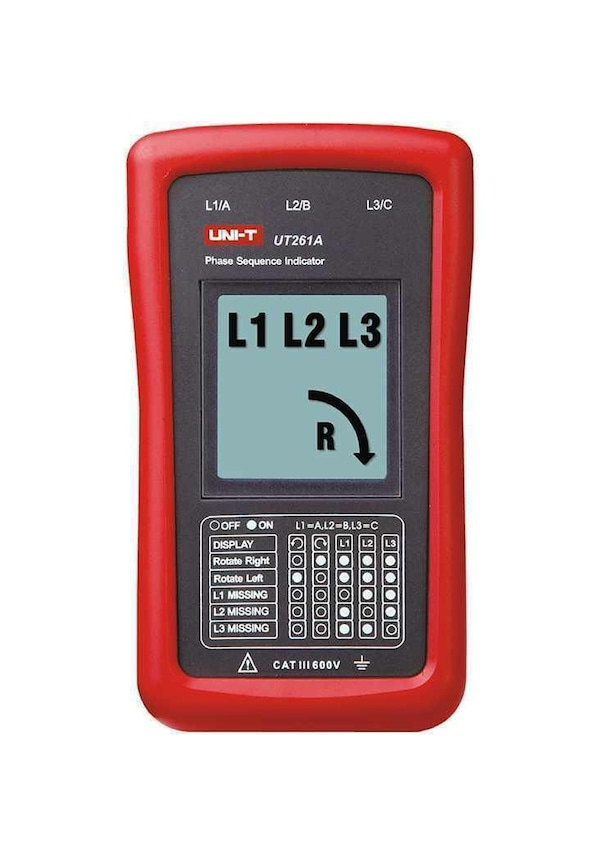 Uni-t Ut261a Dijital Motor Faz Yönü Sırası Ölçer Fiyatları ve Özellikleri