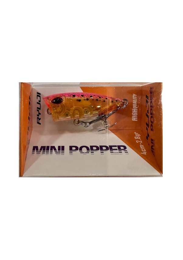 Ryuji Mini Popper 4cm 2.8gr Su Üstü Maket Yem Teke Teke Fiyatları ve Özellikleri