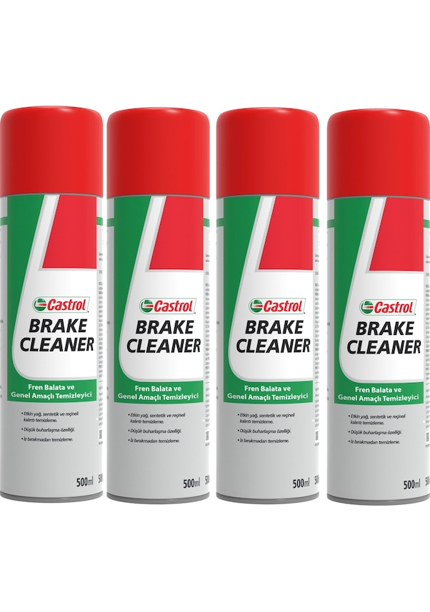 Castrol Brake Cleaner Fren Balata Ve Genel Temizleme Spreyi 500 Ml 4 ...