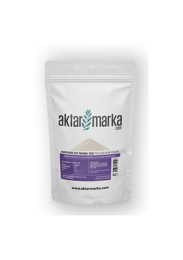 Aktarmarka Karnıyarık Otu Tohumu Tozu Psyllium Husk Powder 100 G ...