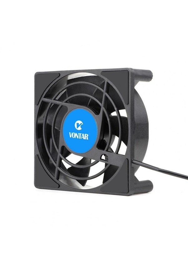 Gubisi Siyah-bilgisayar Soğutma Fanı Kol Rulman Usb Mini Fan 2000rpm ...
