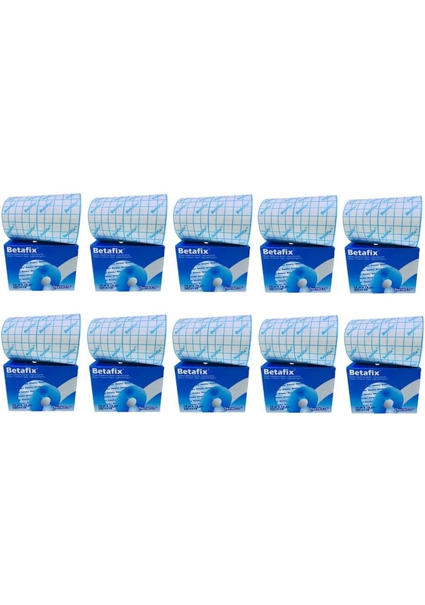 Betafix Fix Flaster Esnek Sabitleme Bandı 10 M x 10 CM 10 Adet ...