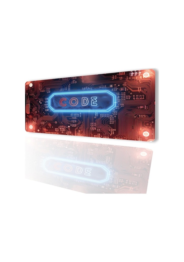 Sonictouch Ultragrand Code Devre Kartı Dikişsiz Xxl Gaming Oyuncu Masaüstü Klavye Mouse Pad ...